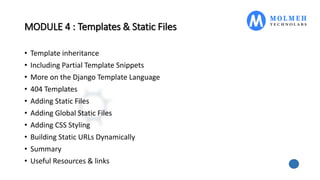 Django web framework | PPT