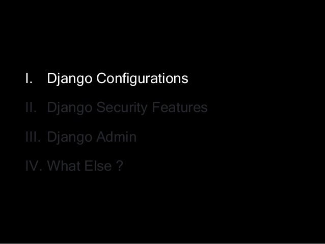 Two Scoops Of Django Security Best Practices