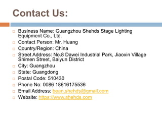 Dj equipment, dj lights manufacturer at shehds.com
