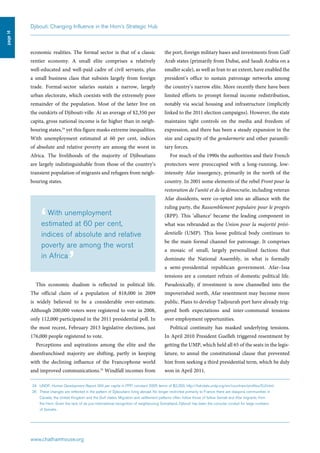 Djibouti changing influence Djibouti Chatham House | PDF