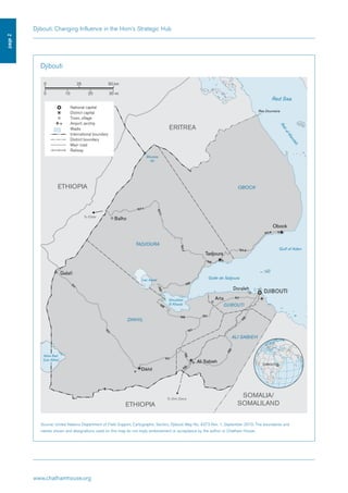 Djibouti changing influence Djibouti Chatham House | PDF