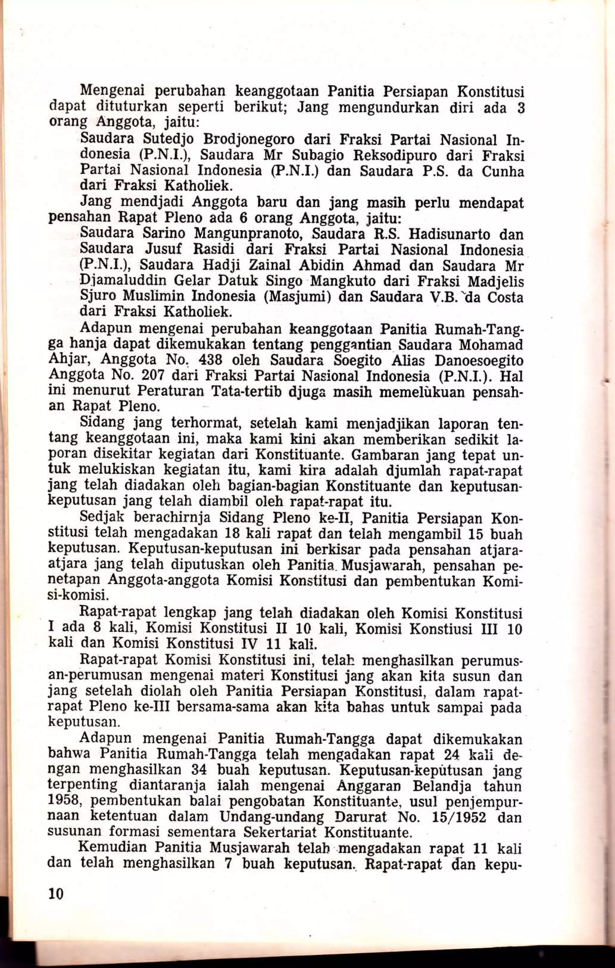 Risalah Perundingan Sidang Konstituante Tahun 1957 Jilid V | PDF