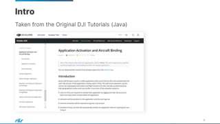 DJI Mobile SDK Tutorials in kotlin | PPTX