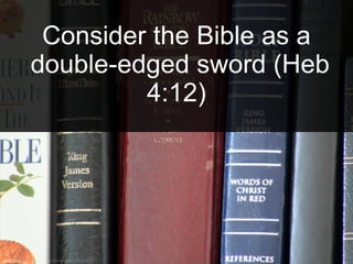 Using God's Word as a Sword in Christian Counseling | PPT