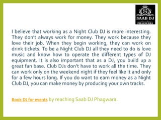 What are the Various Job Roles of DJs? | PPTX