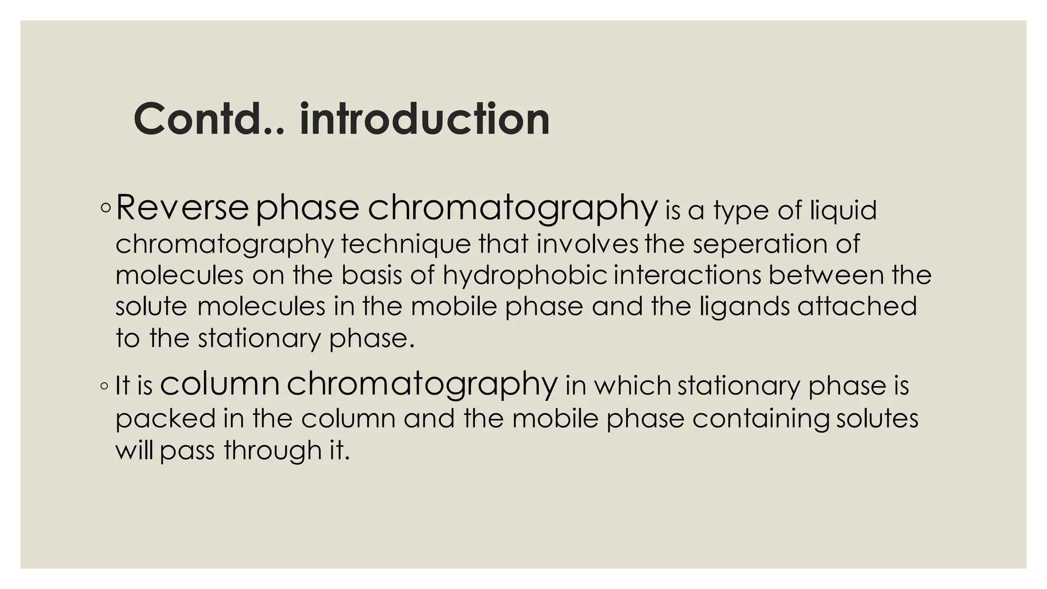 "Reverse Phase Chromatography Demystified: Theory, Techniques, and ...