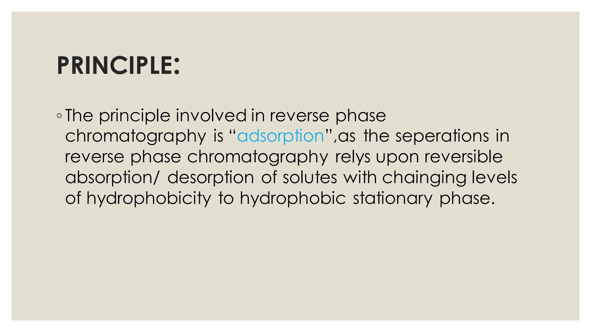 "Reverse Phase Chromatography Demystified: Theory, Techniques, and Applications" | PDF