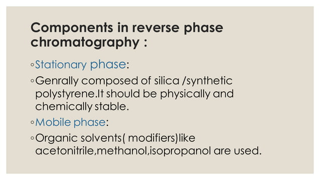 "Reverse Phase Chromatography Demystified: Theory, Techniques, and ...