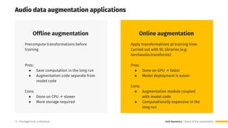 [DSC Europe 22] What is Audio Data Augmentation? Techniques, Best ...