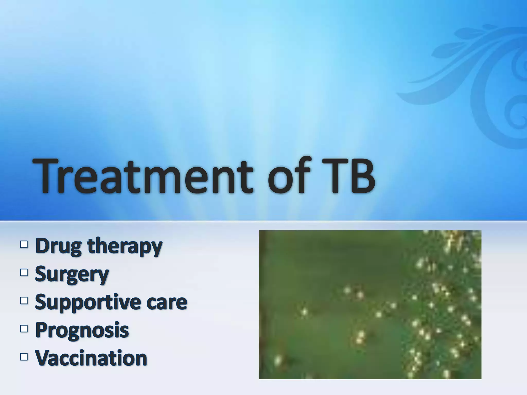 TB PRESENTATION | PPTX | Lung and Respiratory Health | Diseases and ...