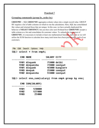 SQL Commands | PDF | Free Download