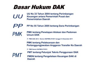 Djpk presentasi sosialisasi_dak_kesehatan | PDF