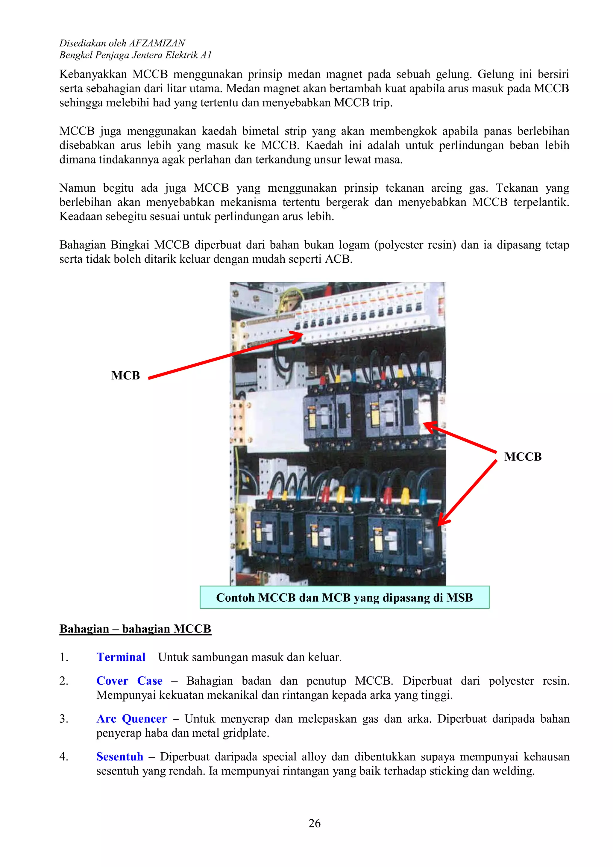 Buku papan suis utama | PDF