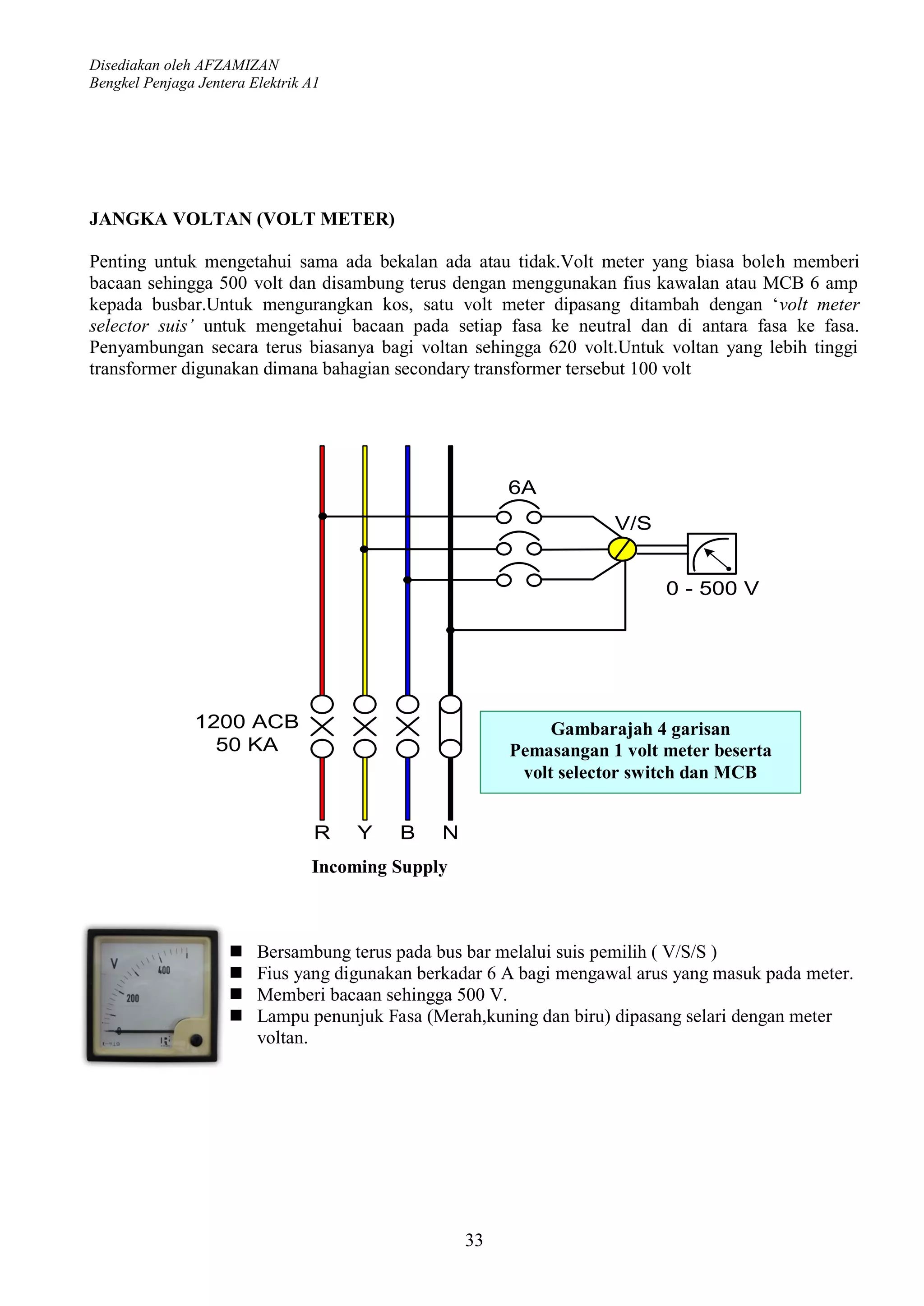 Buku papan suis utama | PDF
