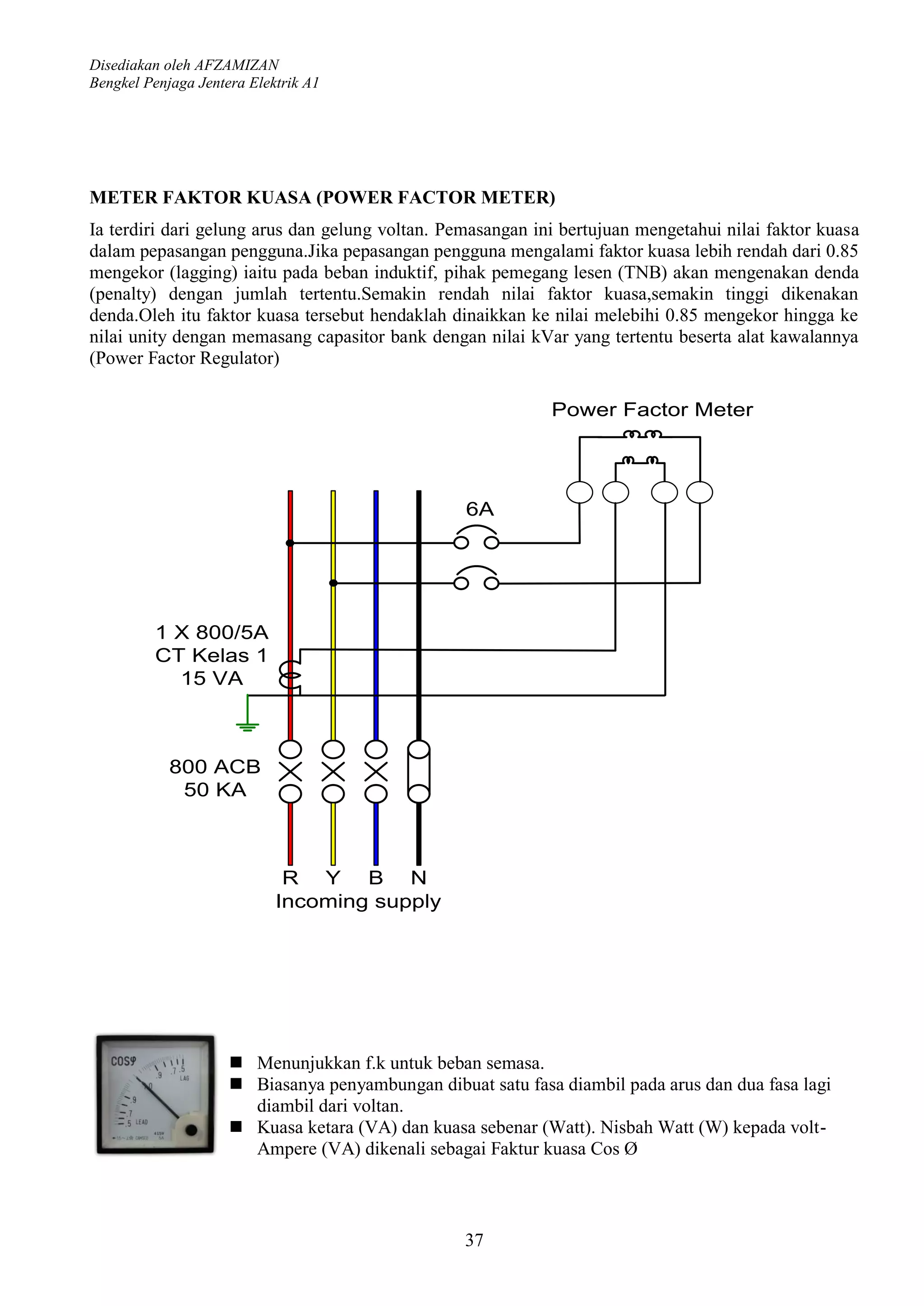 Buku papan suis utama | PDF