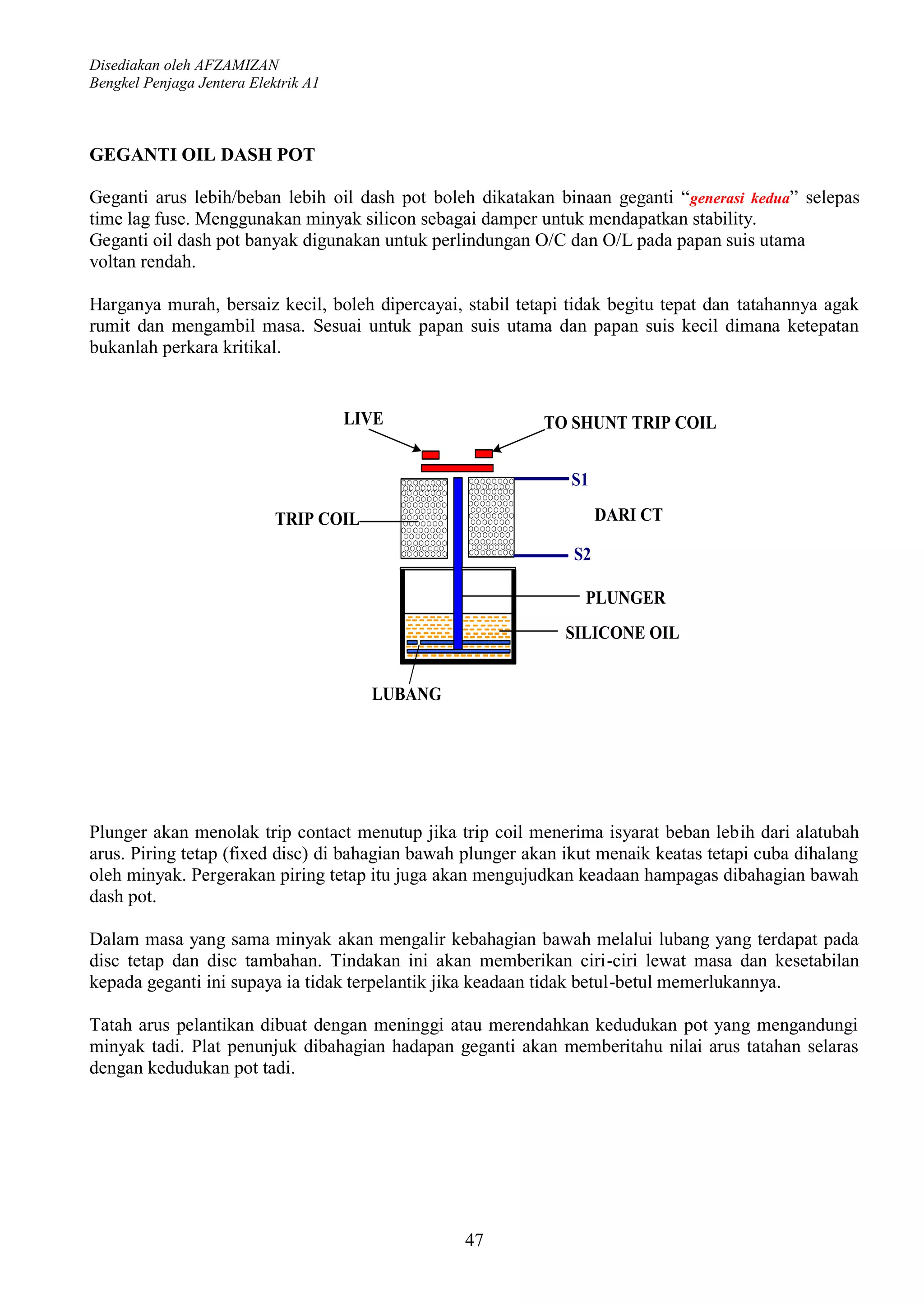 Buku papan suis utama | PDF
