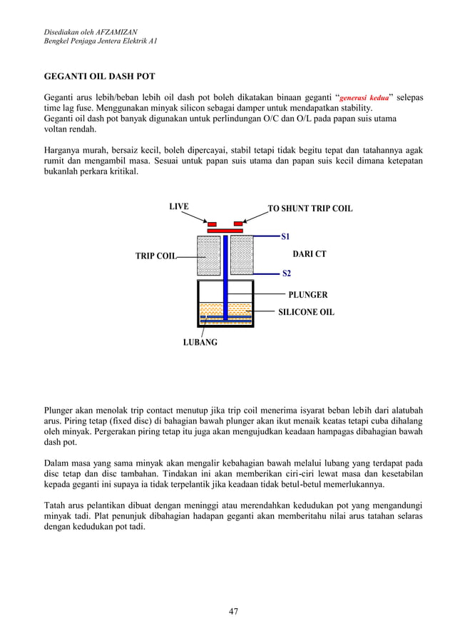Buku papan suis utama | PDF