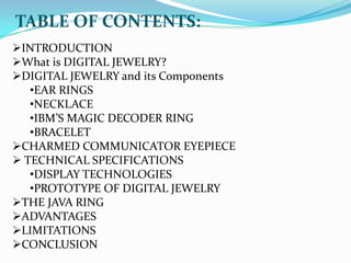 digital jewelry | PPT