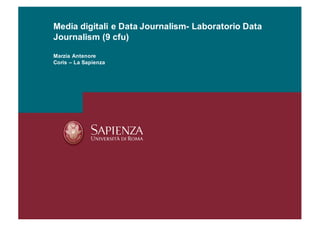 Data Journalism | PPT