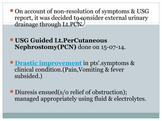 DJ Stenting or Percutaneous nephrostomy(PCN) in acute pyelonephritis | PPT