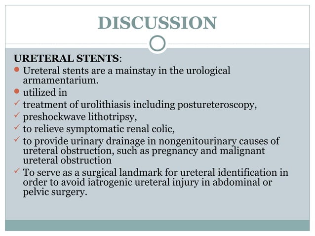 DJ Stenting or Percutaneous nephrostomy(PCN) in acute pyelonephritis | PPT