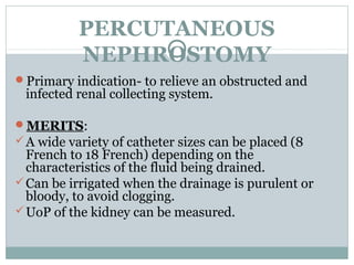 DJ Stenting or Percutaneous nephrostomy(PCN) in acute pyelonephritis | PPT