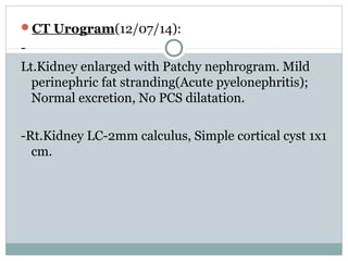 DJ Stenting or Percutaneous nephrostomy(PCN) in acute pyelonephritis | PPT