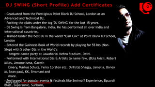 DJ Profile Presentation | PPTX