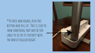 Parts of a document camera | PPTX