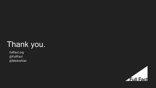 Full Fact and automated factchecking | PPTX