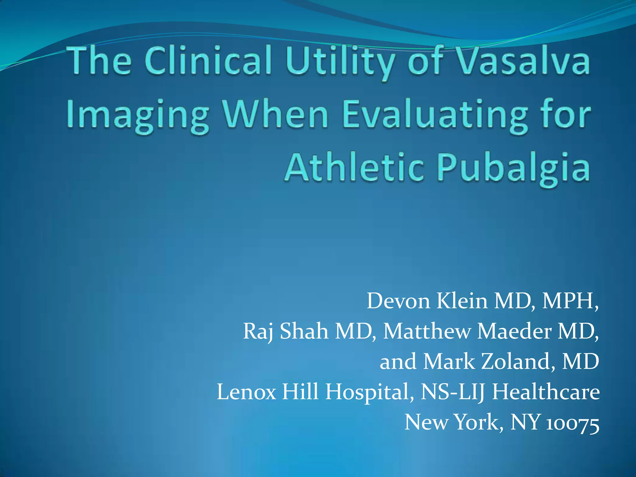 Sports Hernia | PPTX