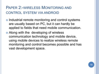 Controlling and monitoring external embedded device using android ...