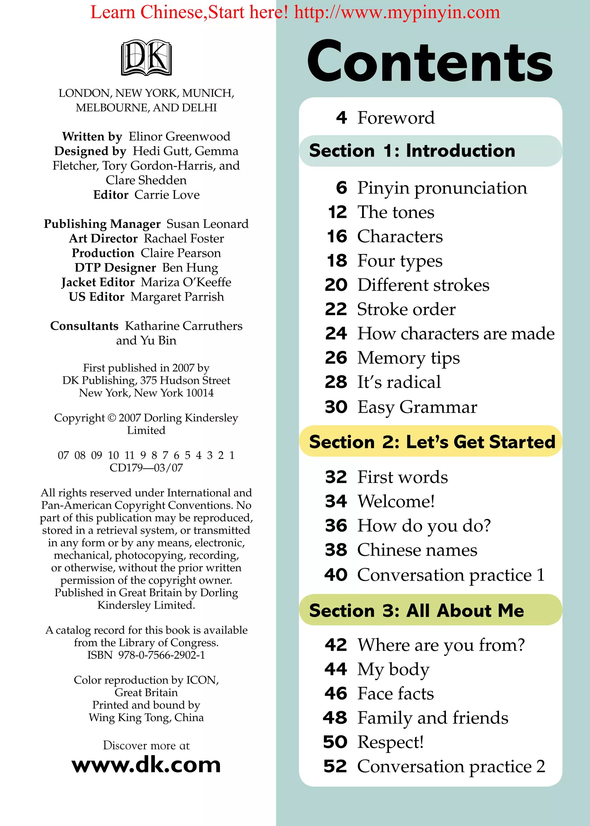 Dk.get talking chinese easy peasychinese | PDF