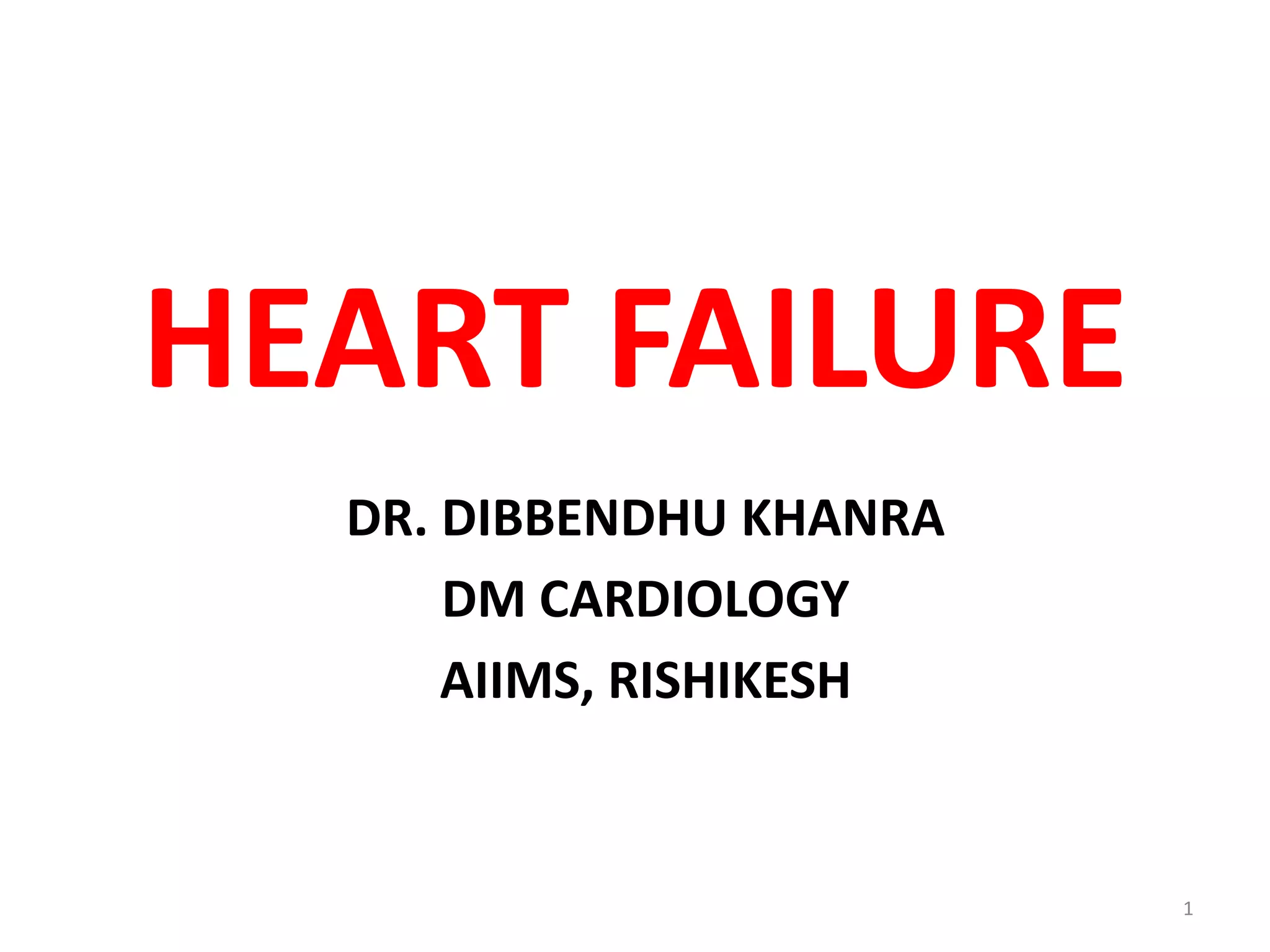 HEART FAILURE | PPT