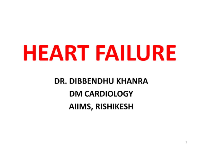 HEART FAILURE | PPT