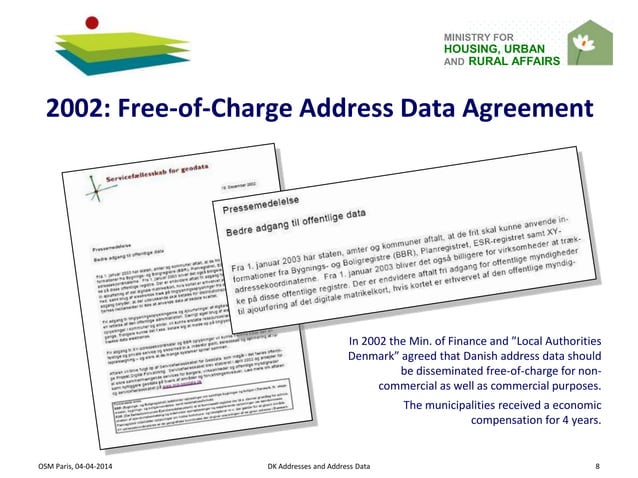 Addresses and Address Data - Experiences from Denmark | PPT