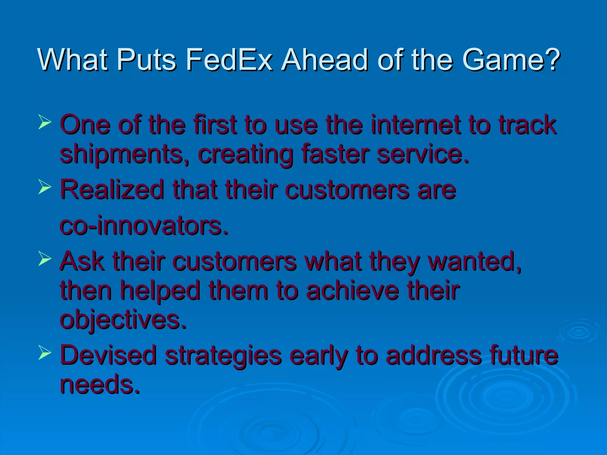 Fed Ex Group Presentation | PPT