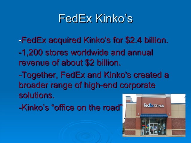 Fed Ex Group Presentation | PPT