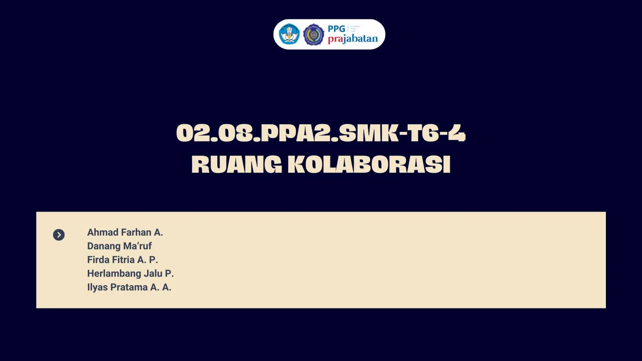 ruang kolaborasi prinsip pengajaran dan asesmen PPLG topik 6 | PPT