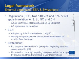 2011 - Recent developments in the field of the coordination of social ...