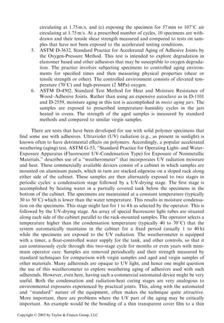 Testing of Adhesives | PDF