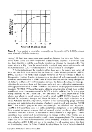 Testing of Adhesives | PDF