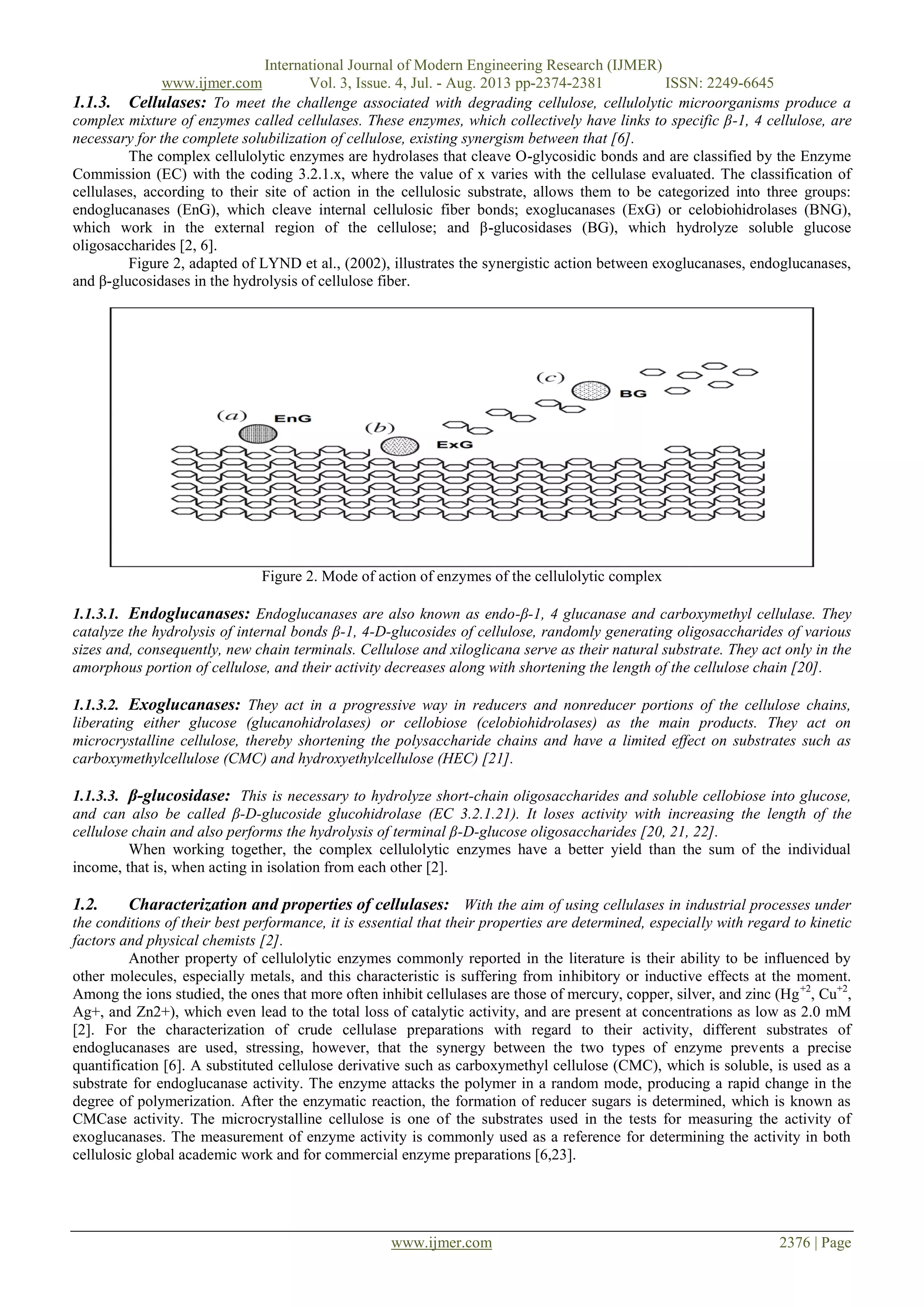 Alternatives for Cellulase Production in Submerged Fermentation with ...