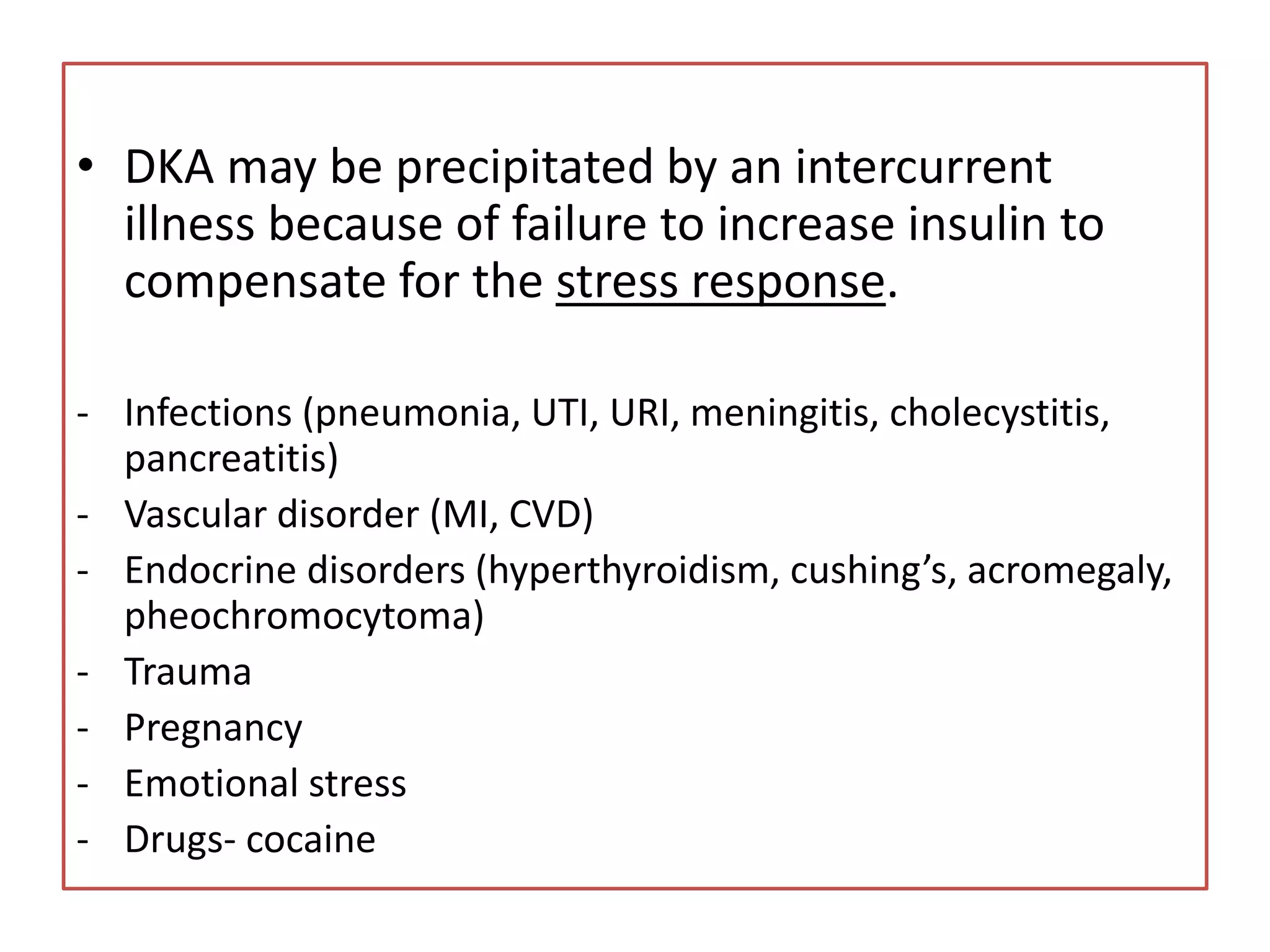 Diabetic KetoAcidosis / DKA | PPTX | Endocrine and Metabolic Diseases ...