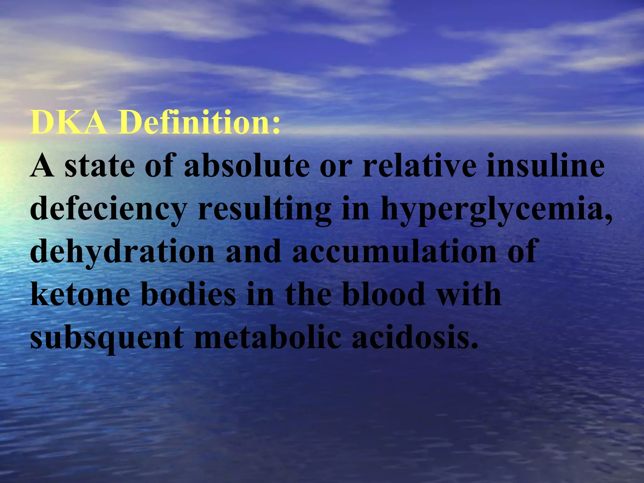 DKA in children | PPT