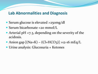 Diabetic Ketoacidosis in Children (DKA) | PPTX