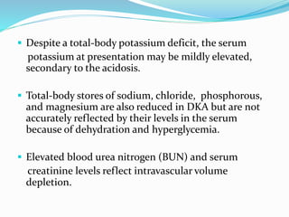 Diabetic Ketoacidosis in Children (DKA) | PPTX