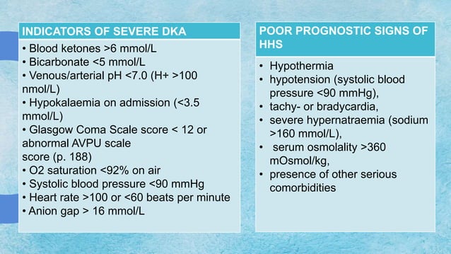 Diabetic Ketoacidosis and Hyperglycemic Hyperosmolar State | PPTX