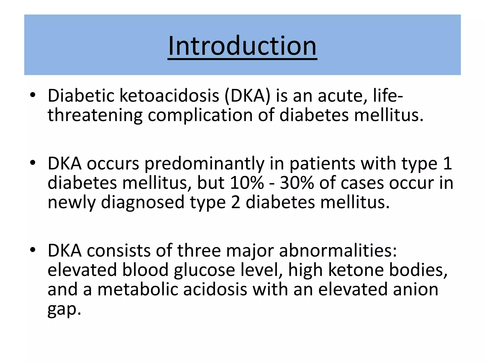 Diabetic Keto Acidosis | PPTX