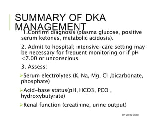 DKA.pptx | Blood Disorders | Diseases and Conditions